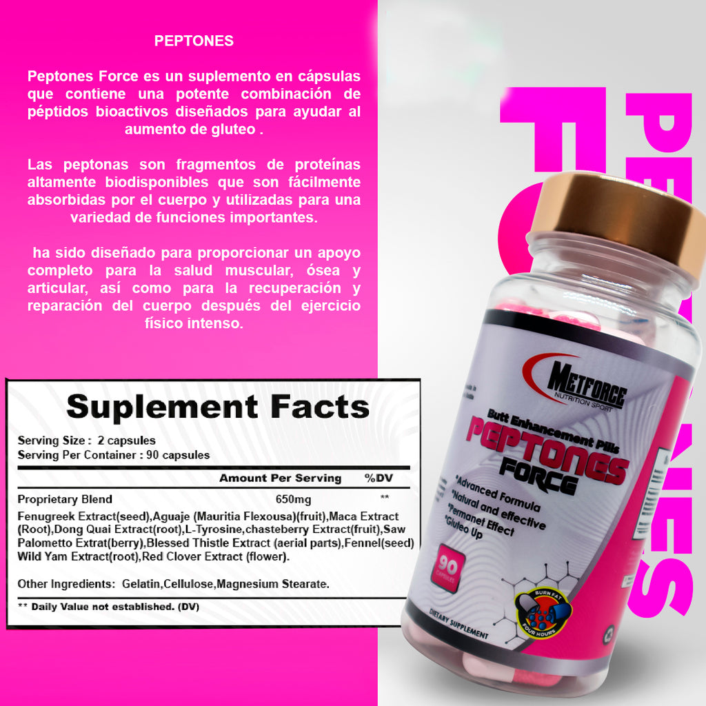 METFORCE - PEPTONES FORCE – ProteinPalaceMx