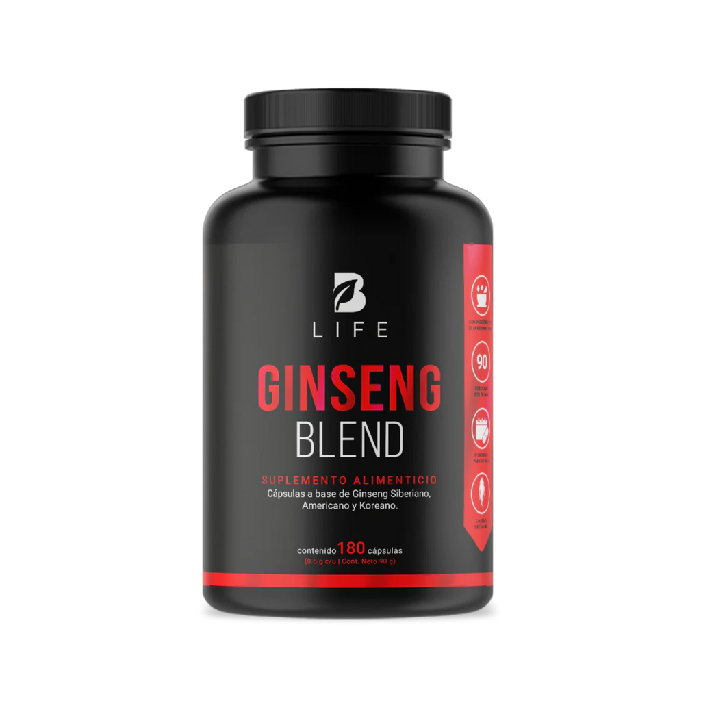 B LIFE - GINSENG BLEND 180 CAPSULAS – ProteinPalaceMx