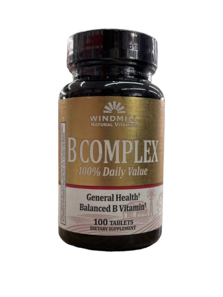 WINDMILL - B COMPLEX 100 TABLETAS – ProteinPalaceMx